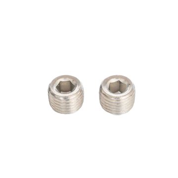 High Precision Stainless Steel 304 316 Hex Plug DIN 906 Hexagon Socket Locking Screws Thread ...